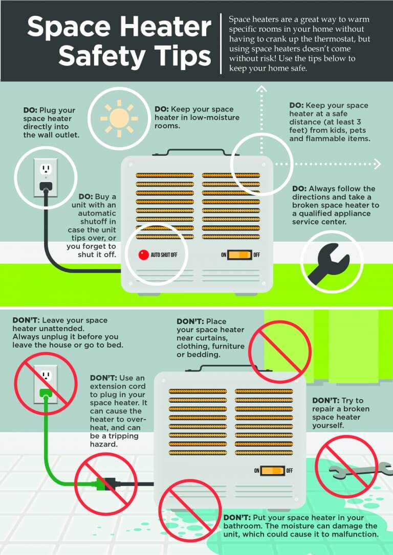 Space Heater Safety - Adams-Columbia Electric Cooperative