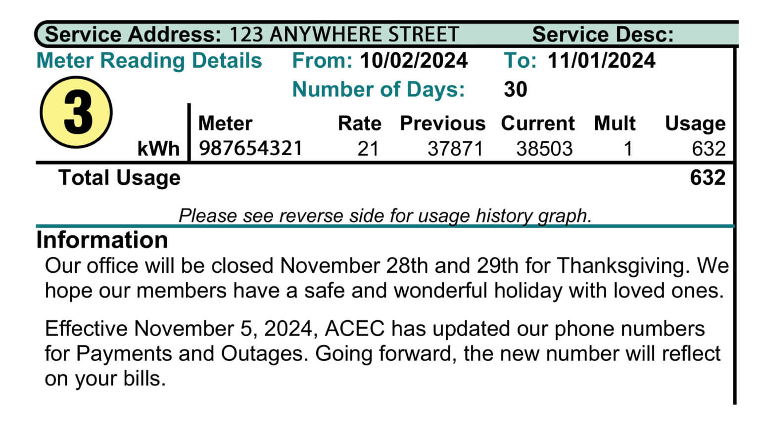 Understanding Your Bill - Adams-Columbia Electric Cooperative
